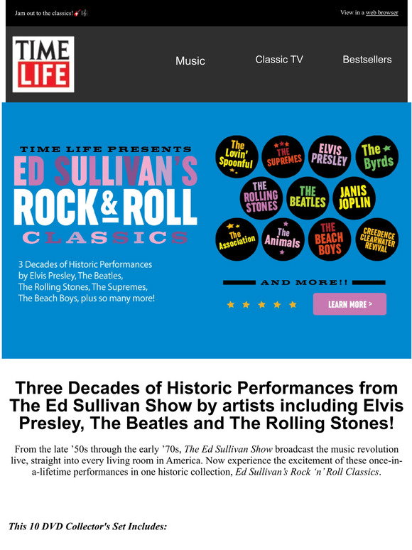 TimeLife: The Biggest Stars Performing Their Greatest Hits in Ed ...