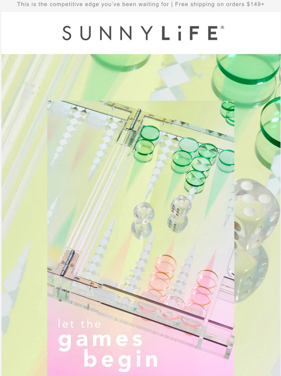 Sunnylife: NEW: Lucite, Wooden and Inflatable Games | Milled