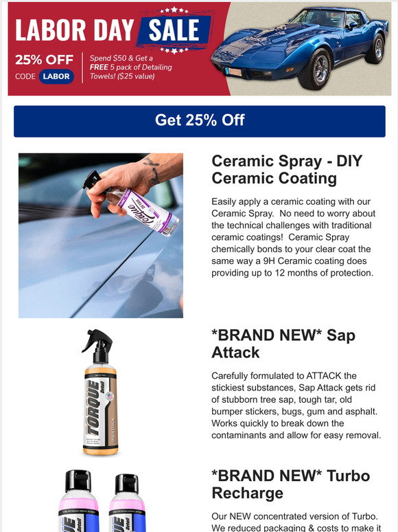 Torque Detail: Detail Your Car for 25% Off | Milled