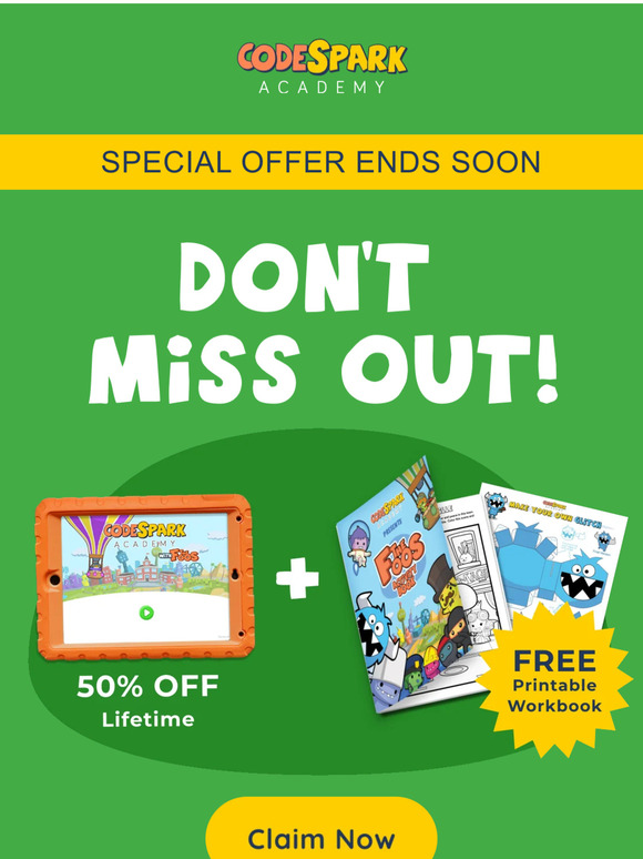 CodeSpark: ⏰There’s Still Time for the Deal of a Lifetime! | Milled