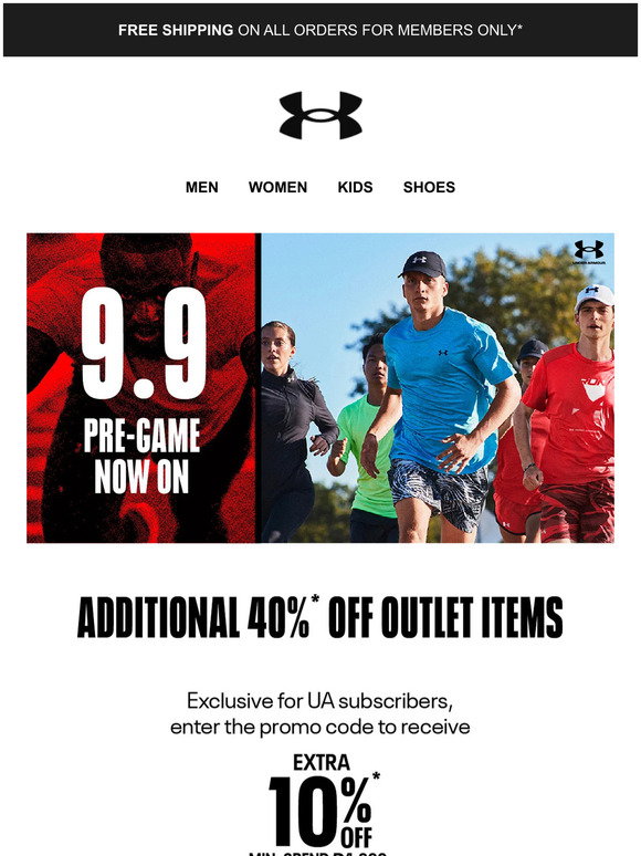 Under Armour: 9.9 Pre-game now on 🔥 | Milled