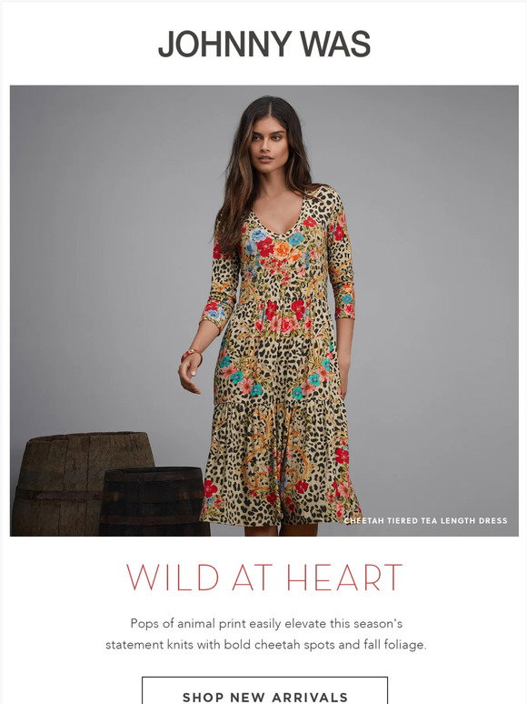 Johnny Was: New Arrivals: Cheetah Spots & Florals | Milled
