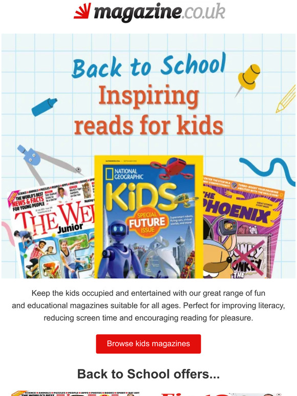 Magazine: Entertain the kids for less - Back to School offers | Milled