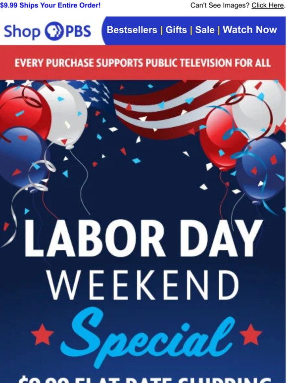 Shop.PBS.org: Labor Day Special | Milled