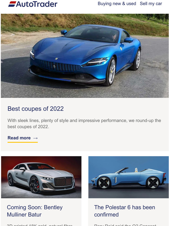 Autotrader: The best coupes of 2022 and is the Mulliner Batu the most ...