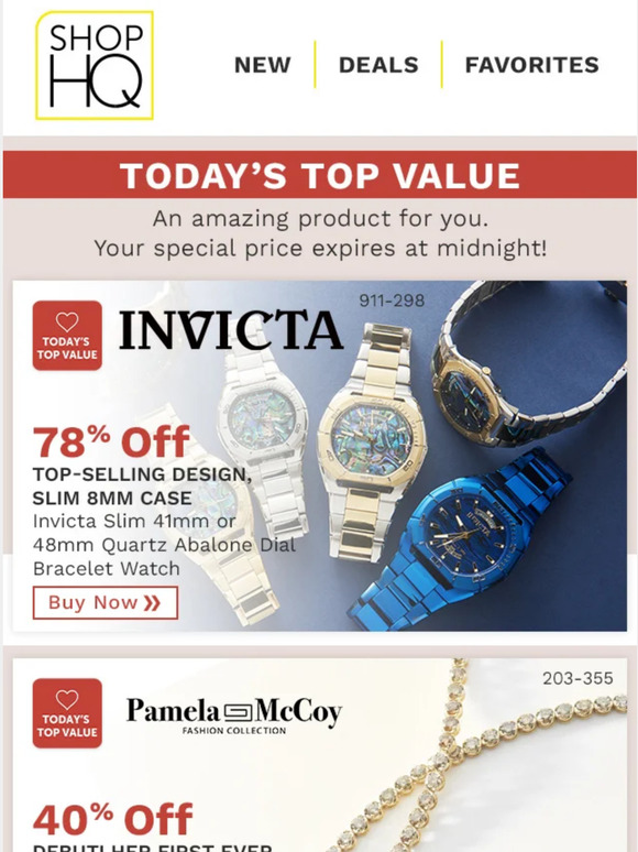ShopHQ: HURRY! These Invicta & Gems of Distinction Deals End Soon | Milled