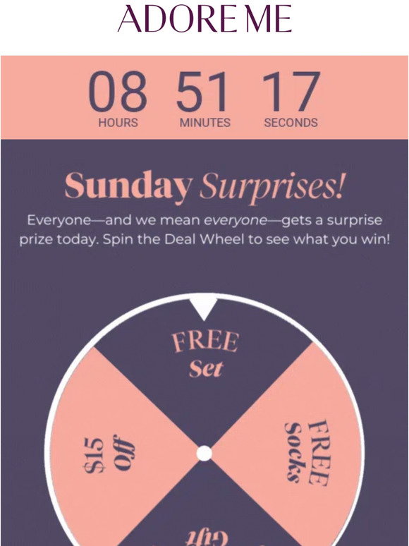 Adore Me: EVERYONE gets a surprise prize! | Milled