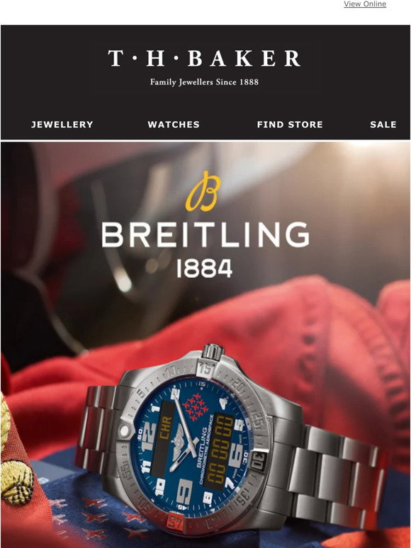 T H Baker: Introducing The All New Breitling Aerospace Red Arrows ...