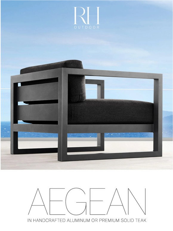Restoration Hardware: The Aegean Outdoor Collection by Nicholas ...