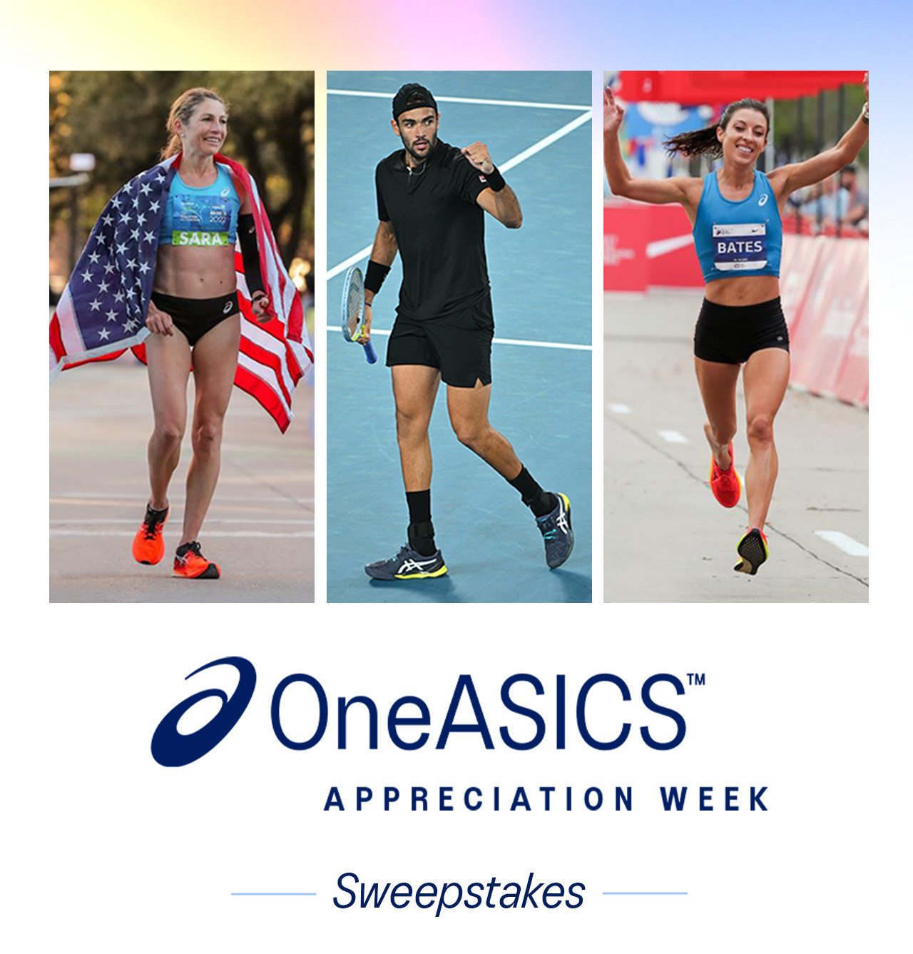 ASICS: Sign up to enter into the OneASICS™ Appreciation Week Sweepstake ...