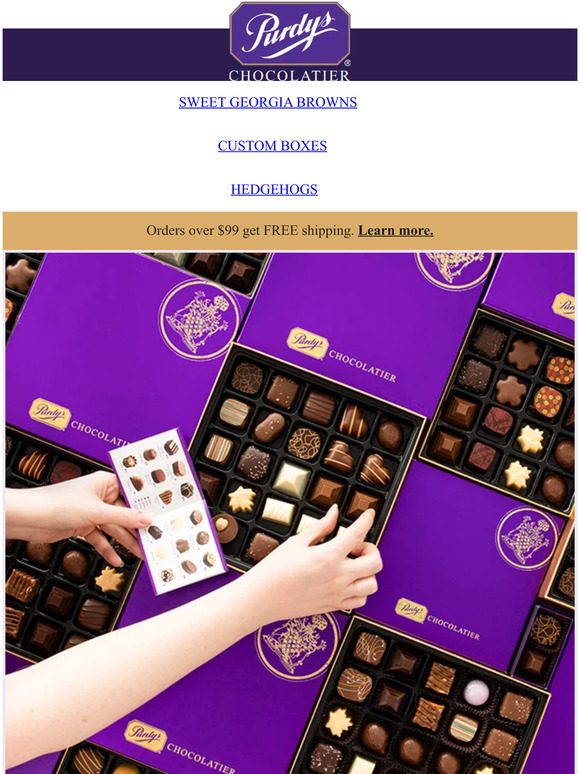 Purdys Chocolatier: 🎁Create your own custom chocolate box.🍫 | Milled