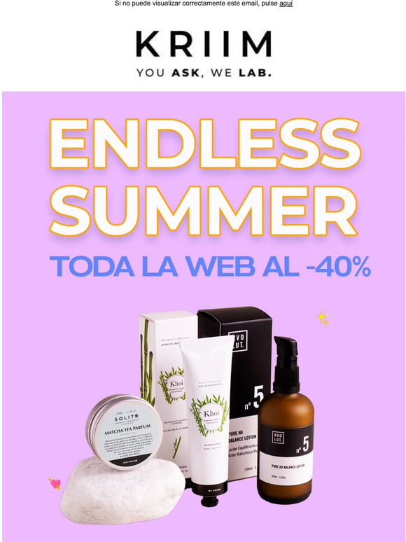Kriim: 🌞 -40% EN TODA LA WEB!! ENDLESS SUMMER!! | Milled