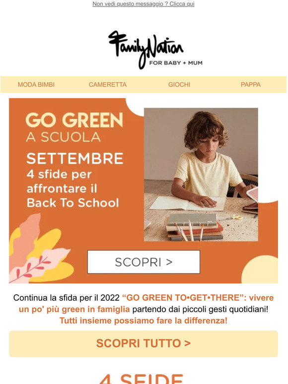 Family Nation: 💚 Go Green Together A Scuola! 💚 | Milled