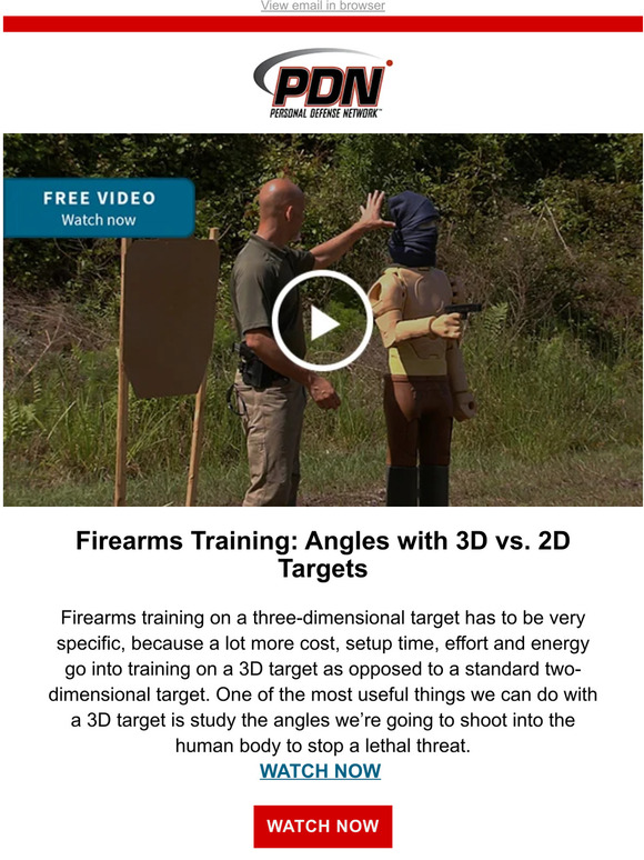 Personal Defense Network: Firearms Training: Angles with 3D vs. 2D ...