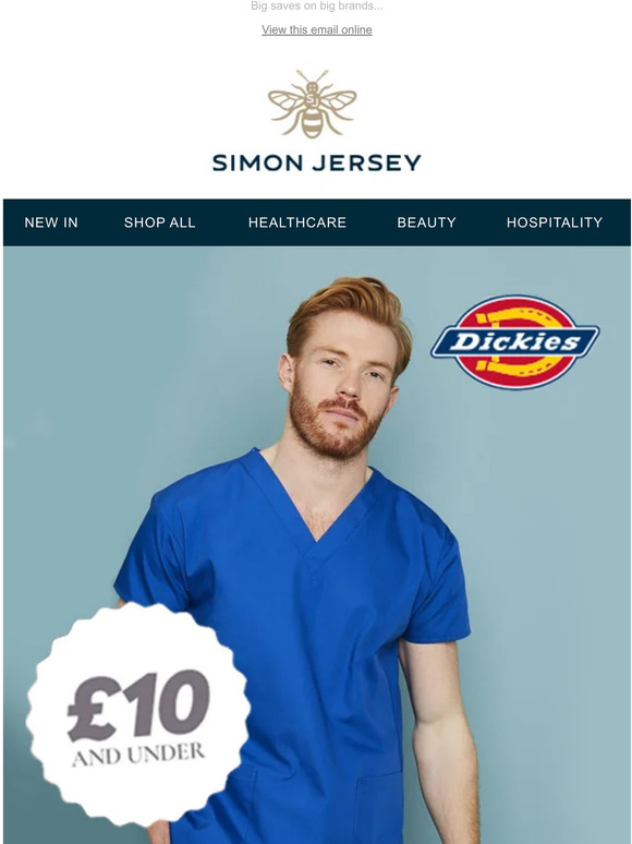 Simon Jersey: Dickies medical uniforms for less than £10 | Milled