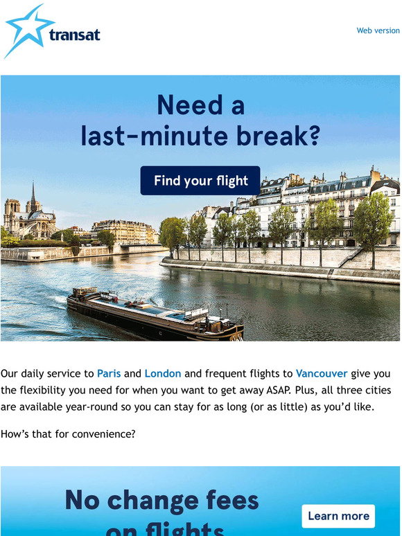 Air Transat: Our top 3 destinations are...🥁 | Milled