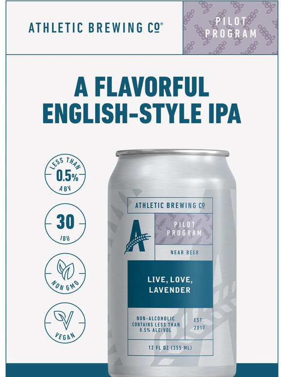 Athletic Brewing: Live, Laugh, Love this Lavender IPA | Milled