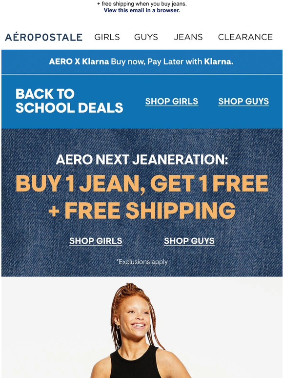 Aéropostale: Introducing: Aero Next Gen Denim ♻️ BOGO FREE! | Milled