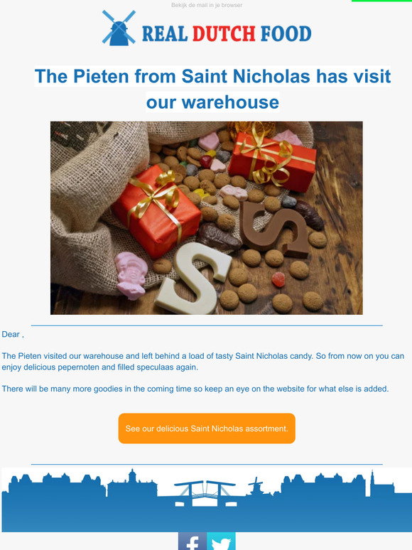 Real Dutch Food: Our St Nicholas assortment has arrived. | Milled