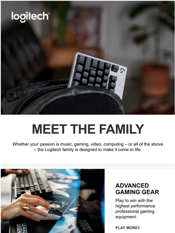 Logitech: Meet the entire family – Shop All Logitech Brands | Milled