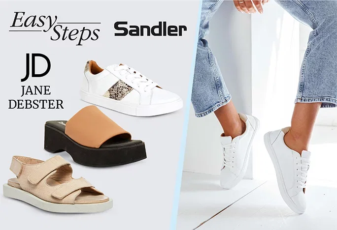 DealsDirect: Jane Debster, Easy Steps, Sandler Up To 70% Off | Milled