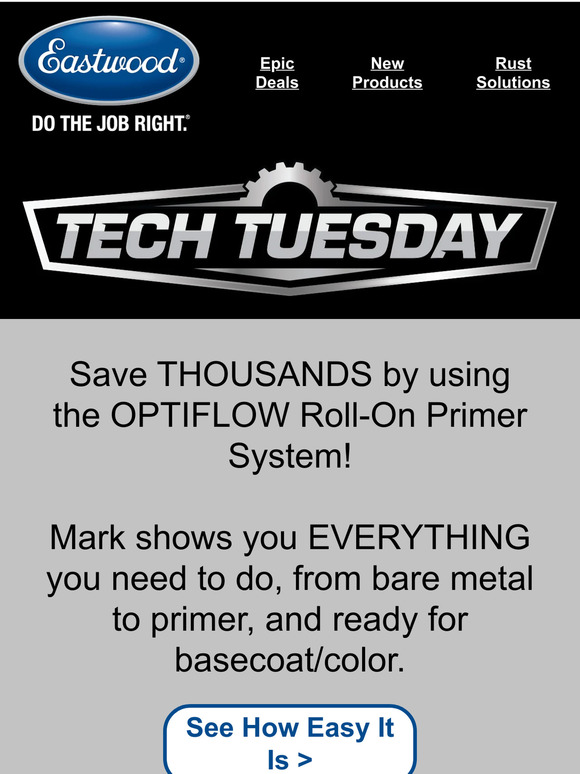 Eastwood: 🛠️ Tech Tuesday – How To Roll On Primer | Milled