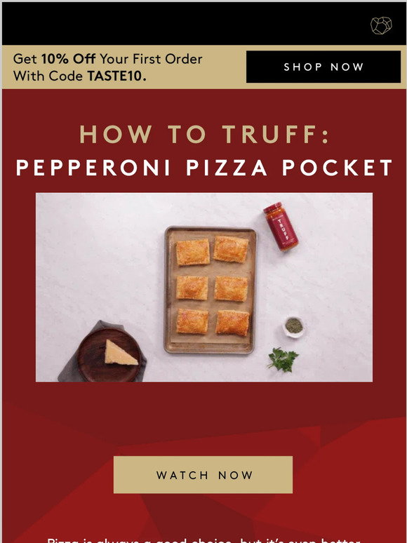 TRUFF: HOW TO TRUFF: Pepperoni Pizza Pocket | Milled