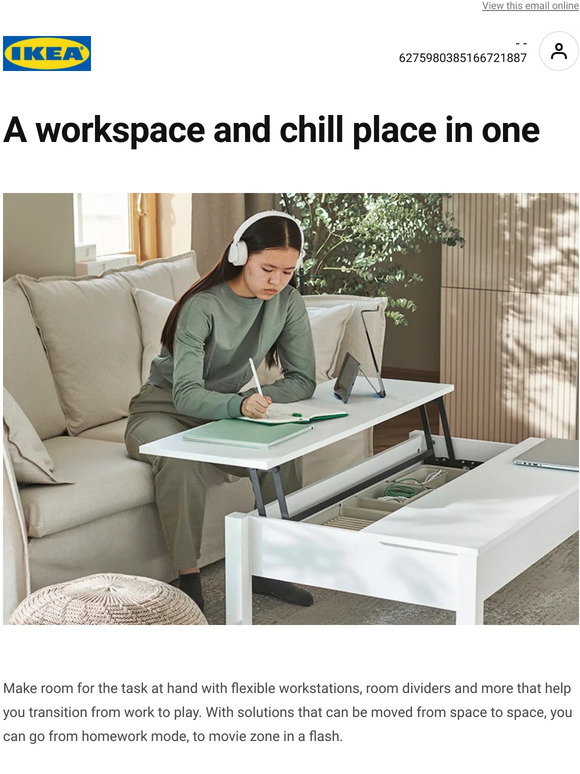 IKEA: Create space to focus with flexible workspaces | Milled