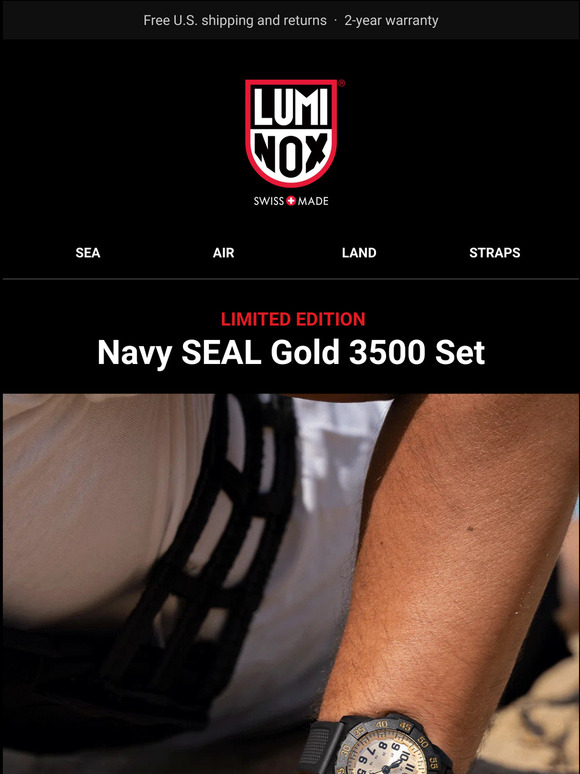 Luminox: NEW IN! Limited Edition Navy SEAL Gold | Milled