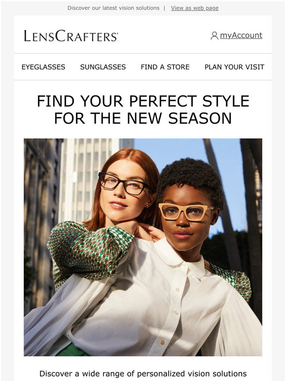 LensCrafters: Get your new look with an exclusive $50 bonus | Milled