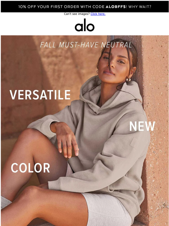 Alo Yoga: FALL FOR THIS NEW COLOR DROP 🤎 | Milled