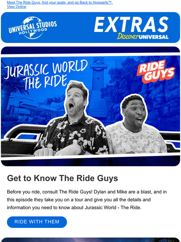 Universal Studios Hollywood: Your Latest Extras is Here | Milled