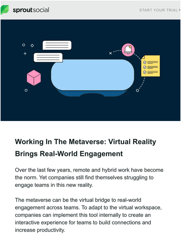 Sprout Social: Embrace the metaverse in the virtual workplace | Milled
