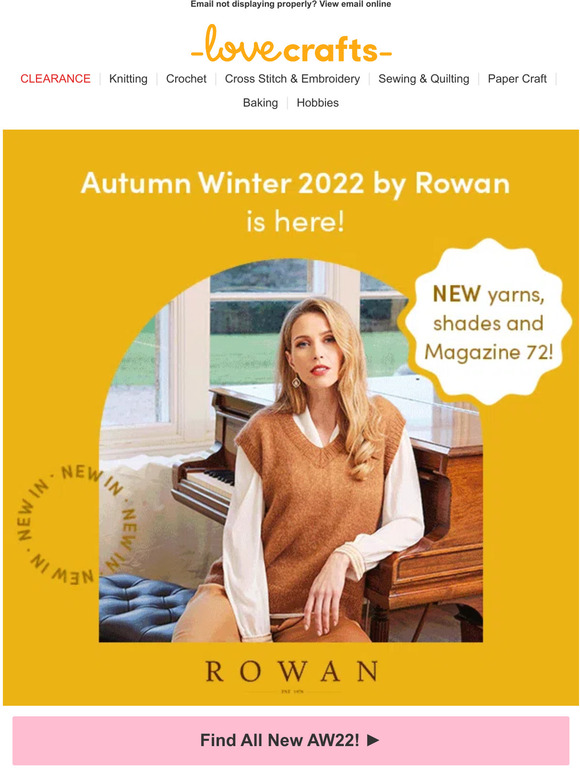 LoveCrafts: Missed the Rowan Launch? Here are all the new releases! 😯 ...