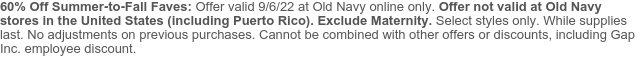 Old Navy: APPROVED: You've scored 60% off styles for the fam +$20 pants ...