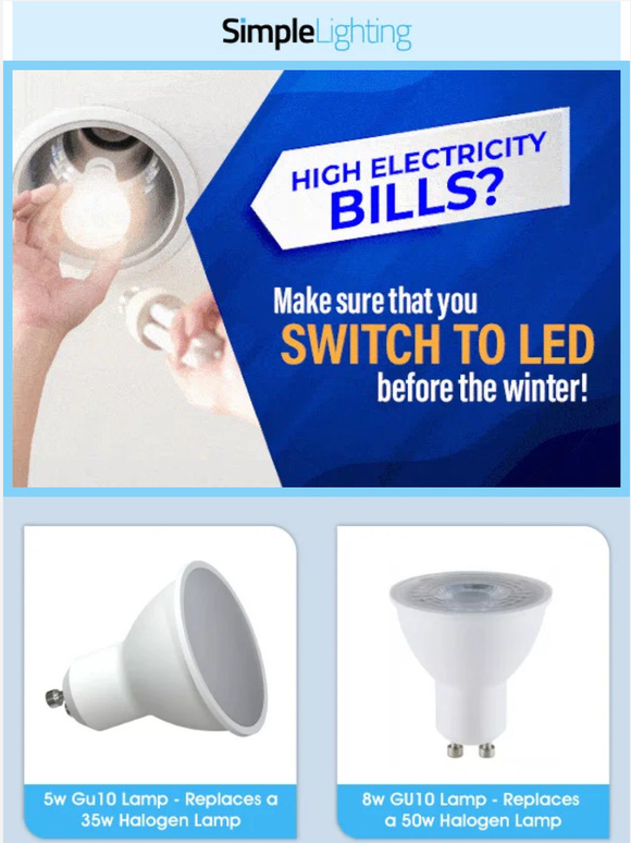 Simple Lighting: Energy Prices Increasing? Switch To LED Lighting Now ...