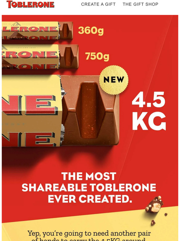 Toblerone: Meet the 4.5KG Toblerone! | Milled
