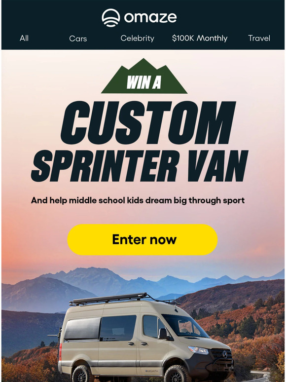Omaze: You could win a custom Sprinter Van! | Milled