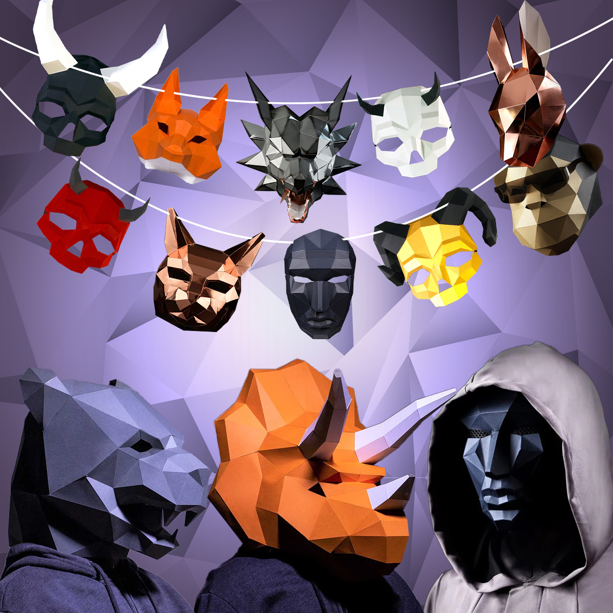 PaperCraft World: Our NEW PaperCraft Masks for Your Spooky Season 👻 ...