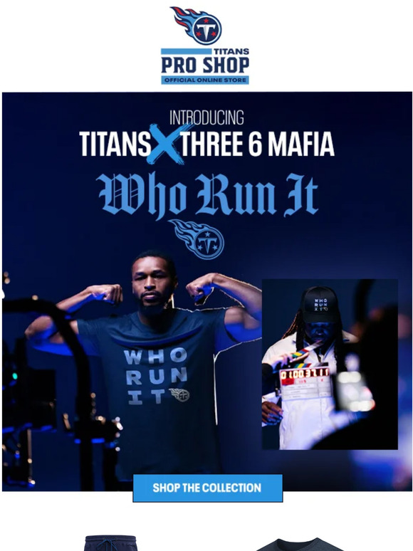 Titans Pro Shop: Introducing Titans X Three 6 Mafia | Milled