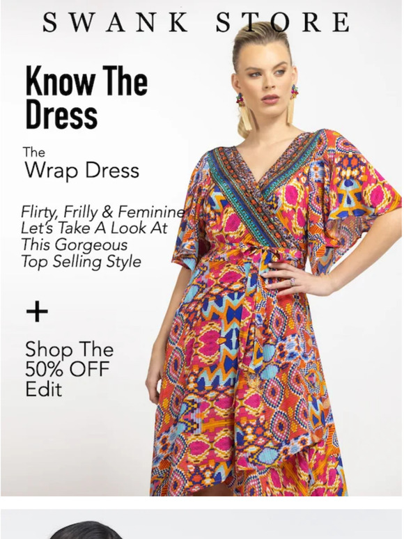 The Swank Store: Know The Dress 👗 The Wrap Dress | Milled