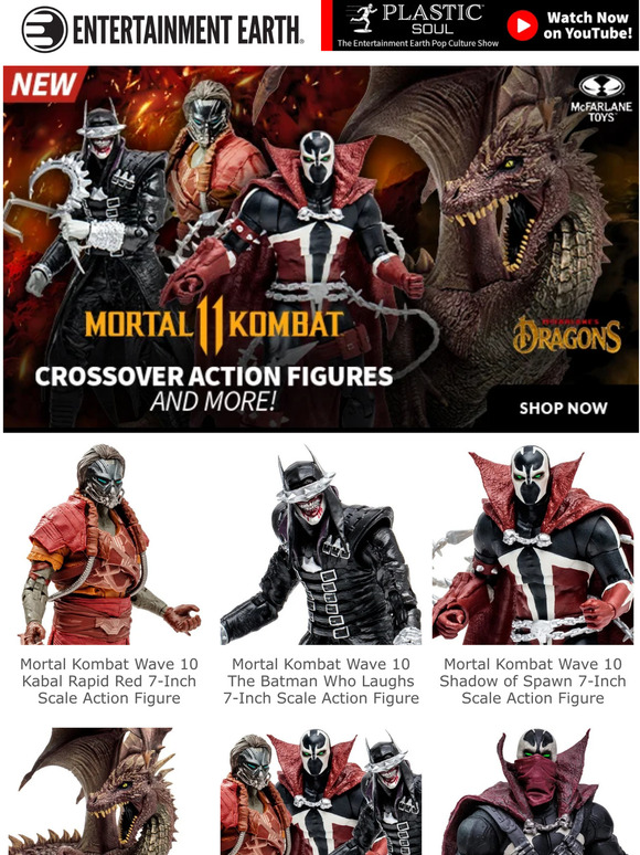 Entertainment Earth: New Mortal Kombat Crossover Action Figures + a ...