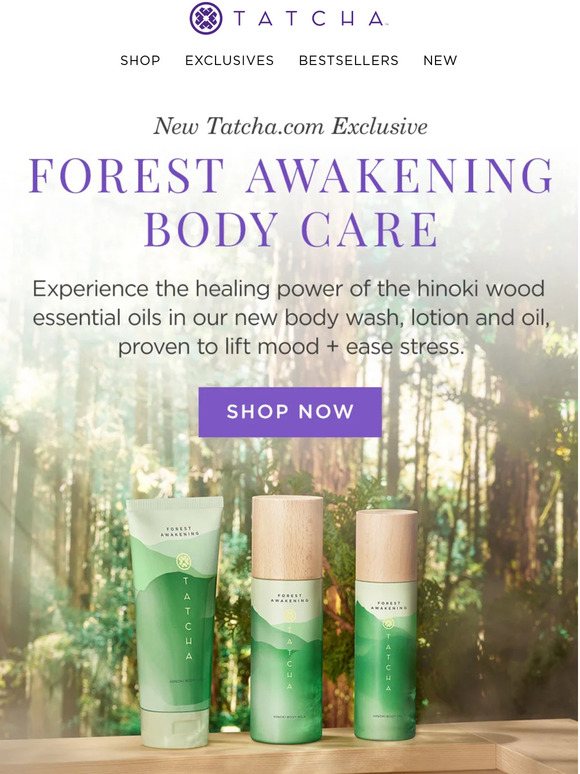 Tatcha: New body care to awaken your senses + calm your mind | Milled