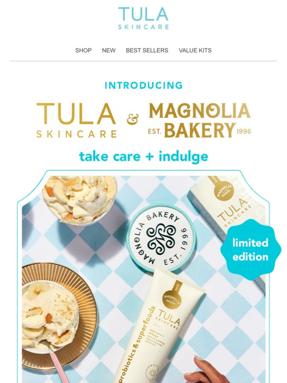 Tula: The magic collab: Magnolia Bakery | Milled