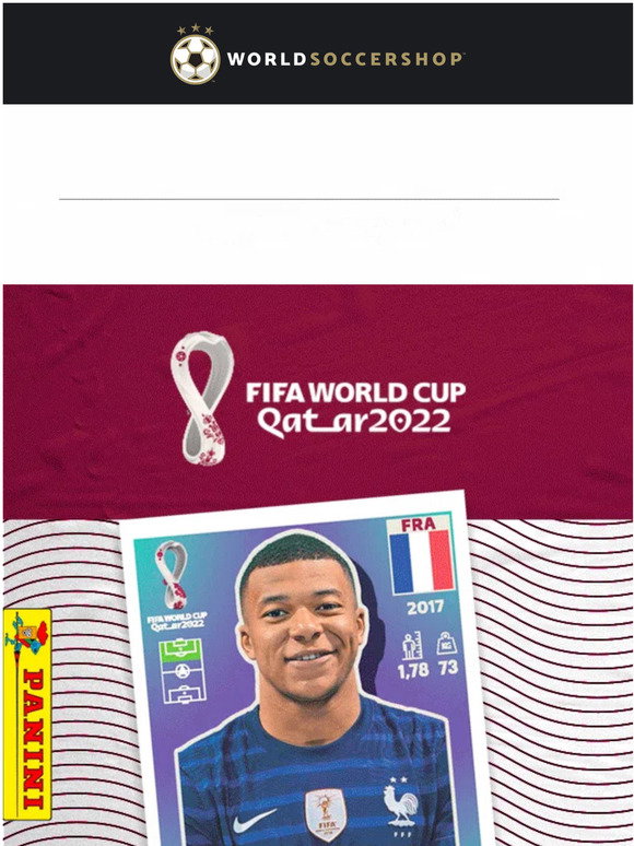 World Soccer Shop: Fill Your Official Panini Stickerbook for FIFA World ...