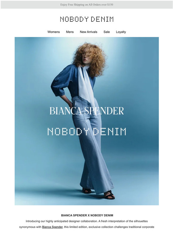 Nobody Denim: Bianca Spender x Nobody Denim Has Landed | Milled