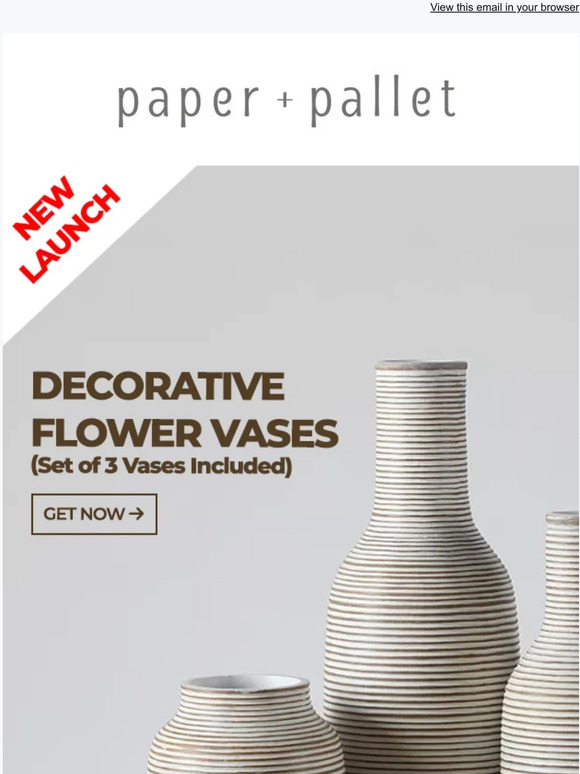 Paper + Pallet: Paper and Pallet - New Product Announcement.. | Milled