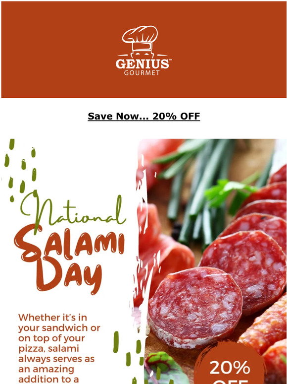 Genius Gourmet: Why we love National Salami Day | Milled