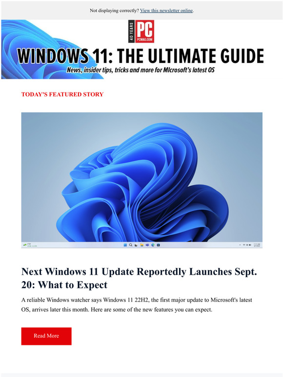 PC Mag Shop: Next Windows 11 Update Reportedly Launches Sept 20th / How ...