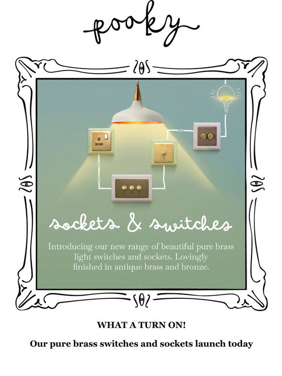 Pooky: Fresh today – light switches and sockets, our new range made of ...
